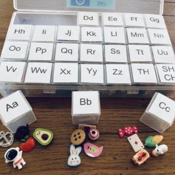 Speech and Smile | Toys | Mini Object Alphabet Kit Portable Alphabet ...